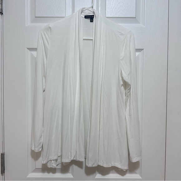 always indigo | Sweaters | Always Indigo White Lightweight Cardigan ...